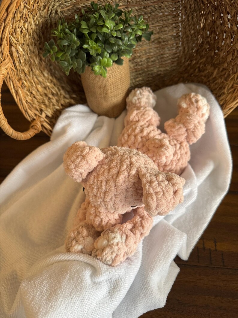 Pig Lovey, Mini Pig Stuffy, Mini Pig, Farm Animal , Farm Themed Nursery ...
