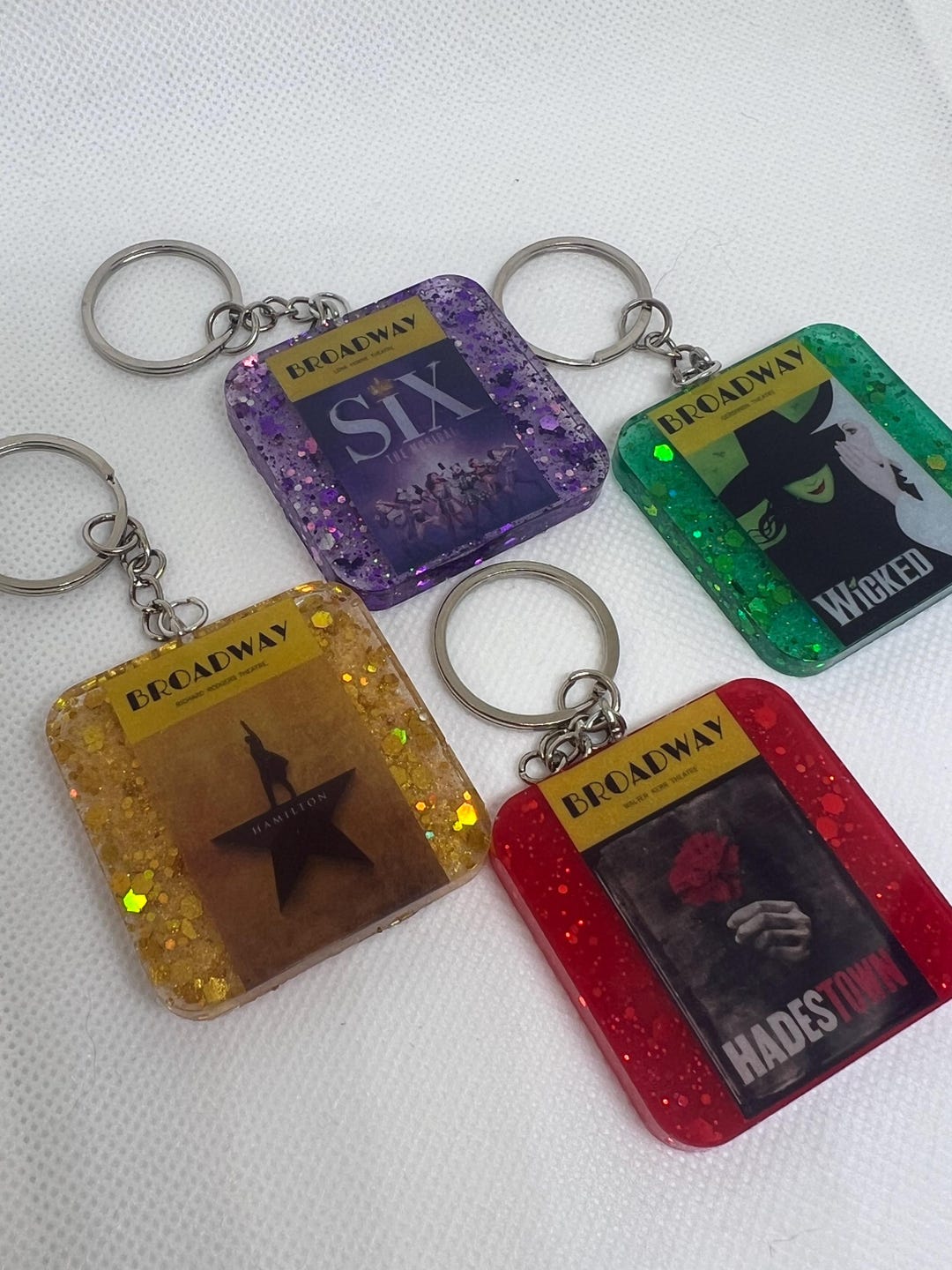 Broadway Keychain | Gift for Broadway Fan - Etsy