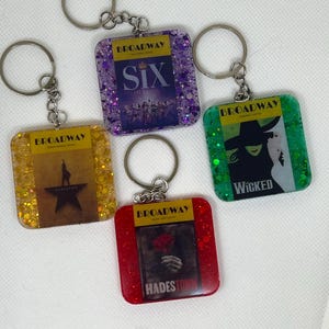 Broadway Keychain | Gift for Broadway Fan - Etsy