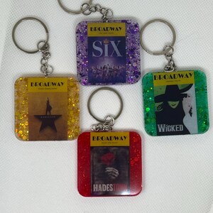 Broadway Keychain | Gift for Broadway Fan - Etsy