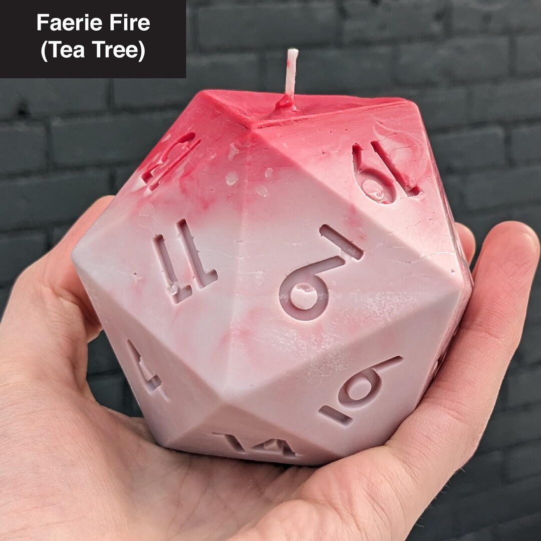 D20 Dnd Candle - Etsy
