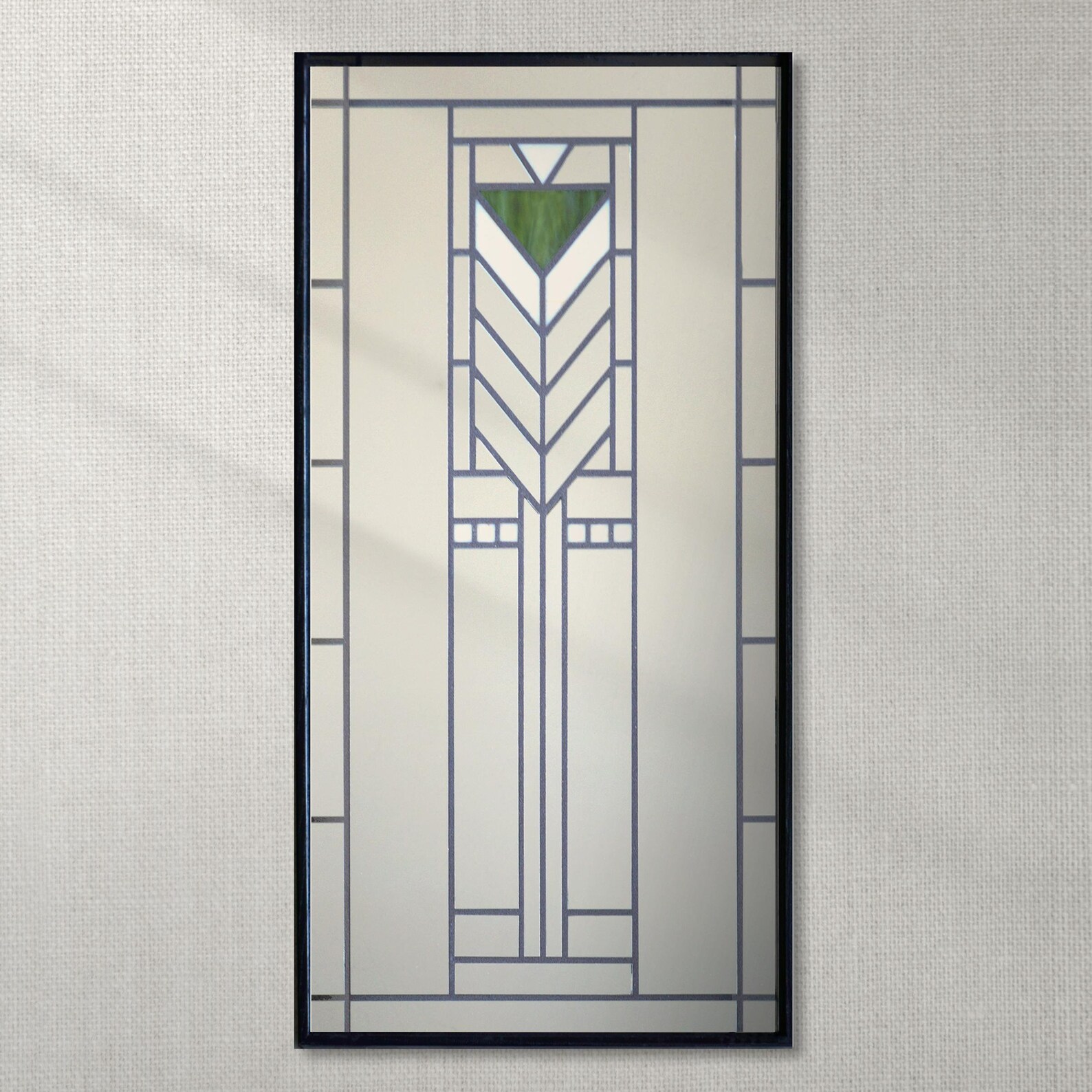 Small Wall Mirror for Entryway, Art Deco Mirror, Mission-style Mirror ...