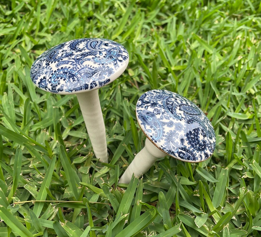 Pottery Mushroom Sticks - Etsy