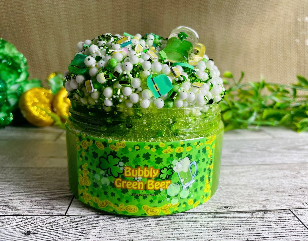 Bubbly Green Beer Slime (CLEARANCE SALE!) - Etsy