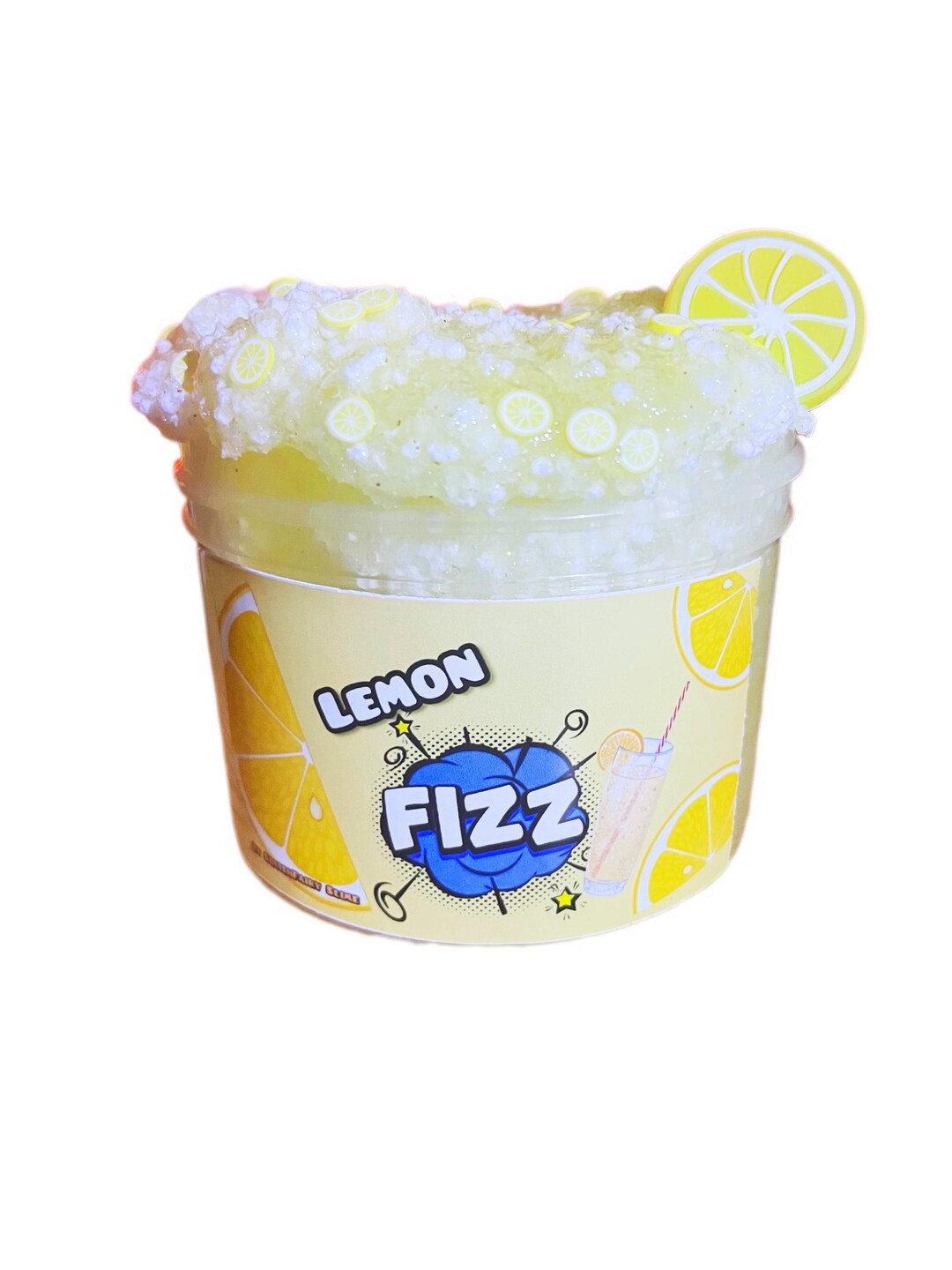 Lemon Fizz Slime - Etsy