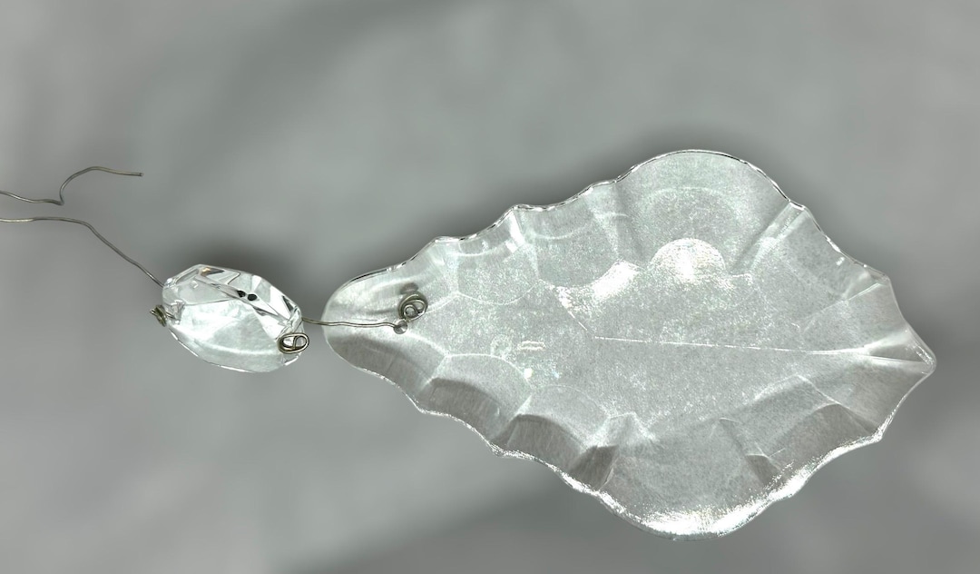 Large Crystal Maple Leaf and Octogon Chandelier Prisms - Etsy