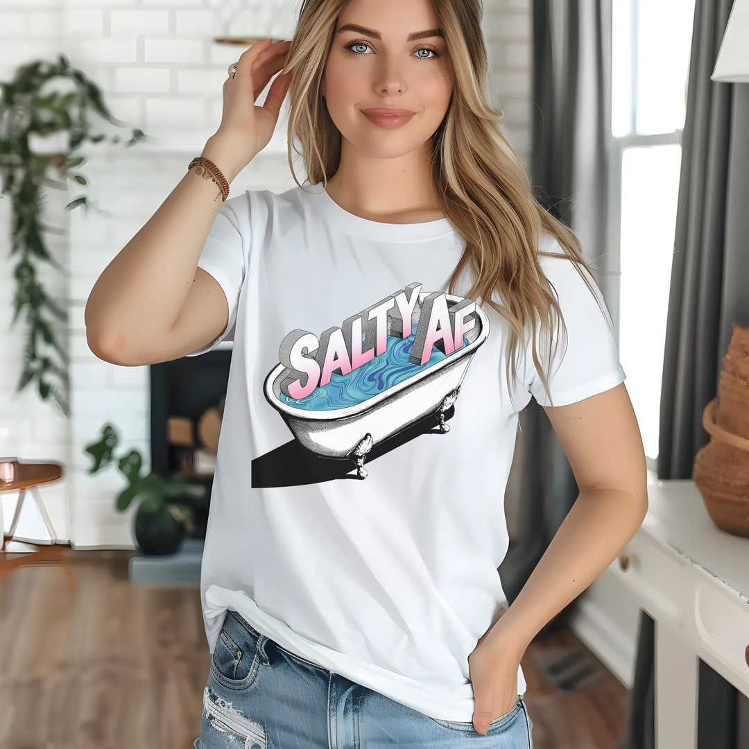 Salty AF Tee, Salty AF Tshirt, Saltburn Inspired Tee, Saltburn Inspired ...