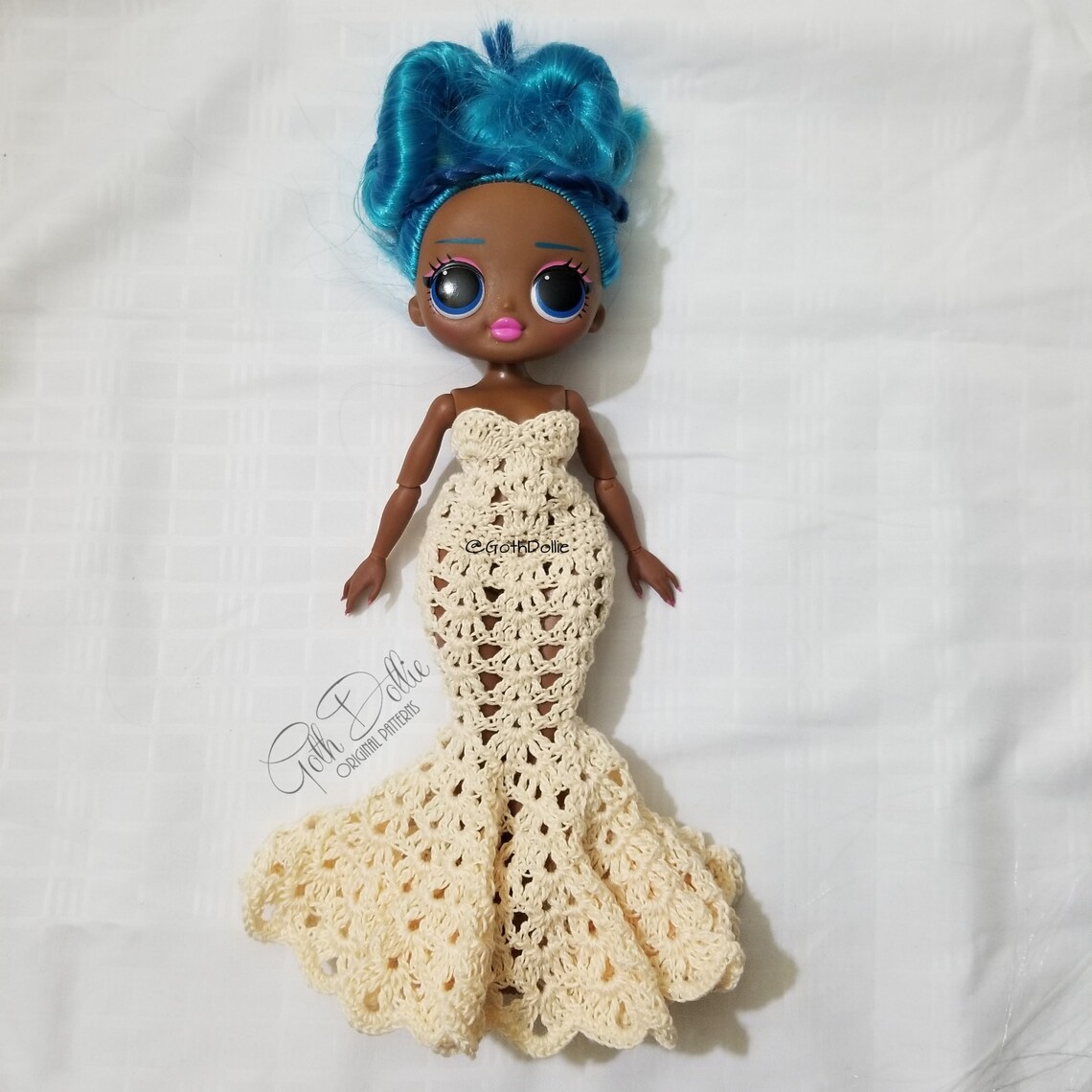 Pdf/ebook PATTERN: Lol Omg Doll Lacy Mermaid Gown Dress by Gothdollie ...