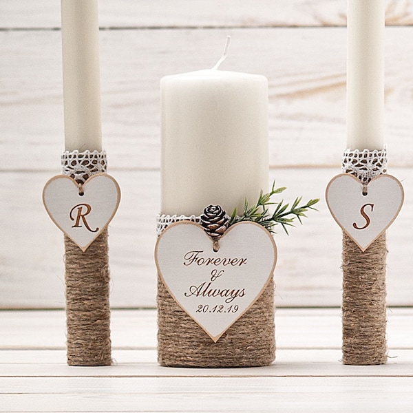 Rustic Unity Candle - Etsy