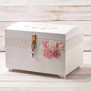 Baby Girl Keepsake Toy Box Large Personalized New Baby First Memory Box ...