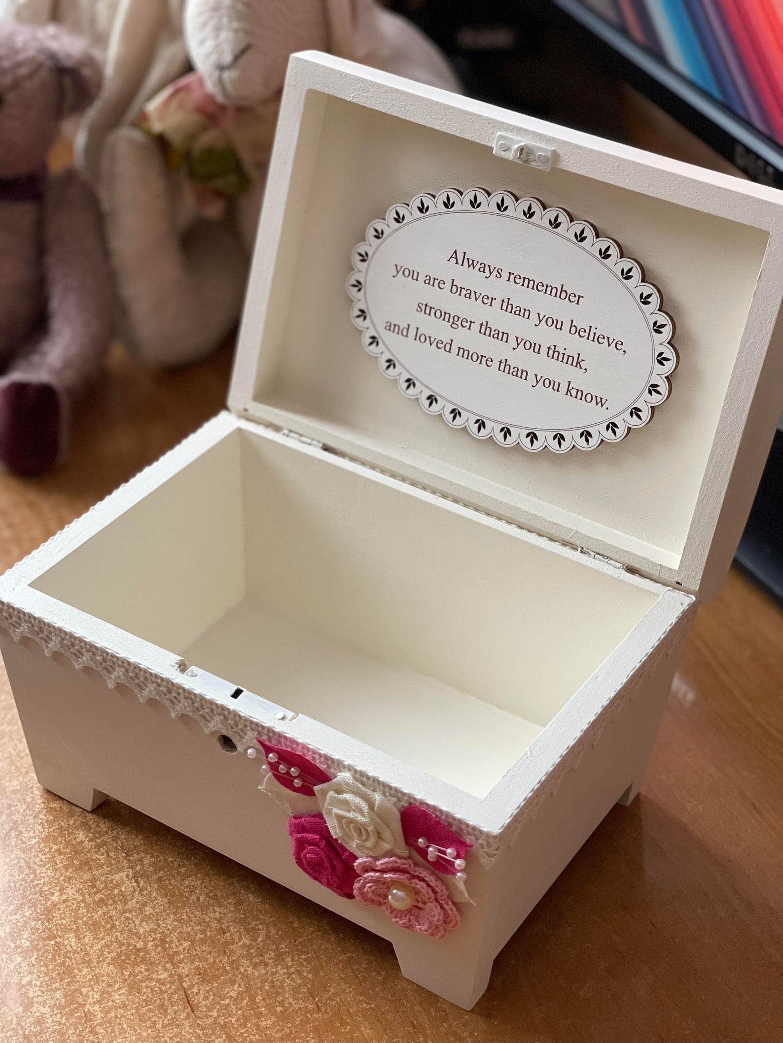 Jewelry Box for Girls Personalized New Baby Memory Box Little - Etsy