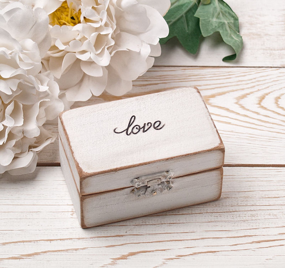 Ring Bearer Box Wedding Ring Box Personalized Ring Box | Etsy