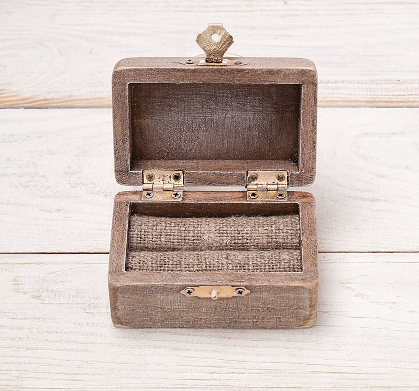 Wedding Ring Box Personalized Ring Bearer Rustic Ring Box - Etsy