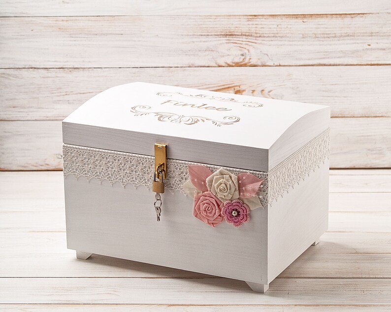 Baby Girl Keepsake Toy Box Large Personalized New Baby First Memory Box ...