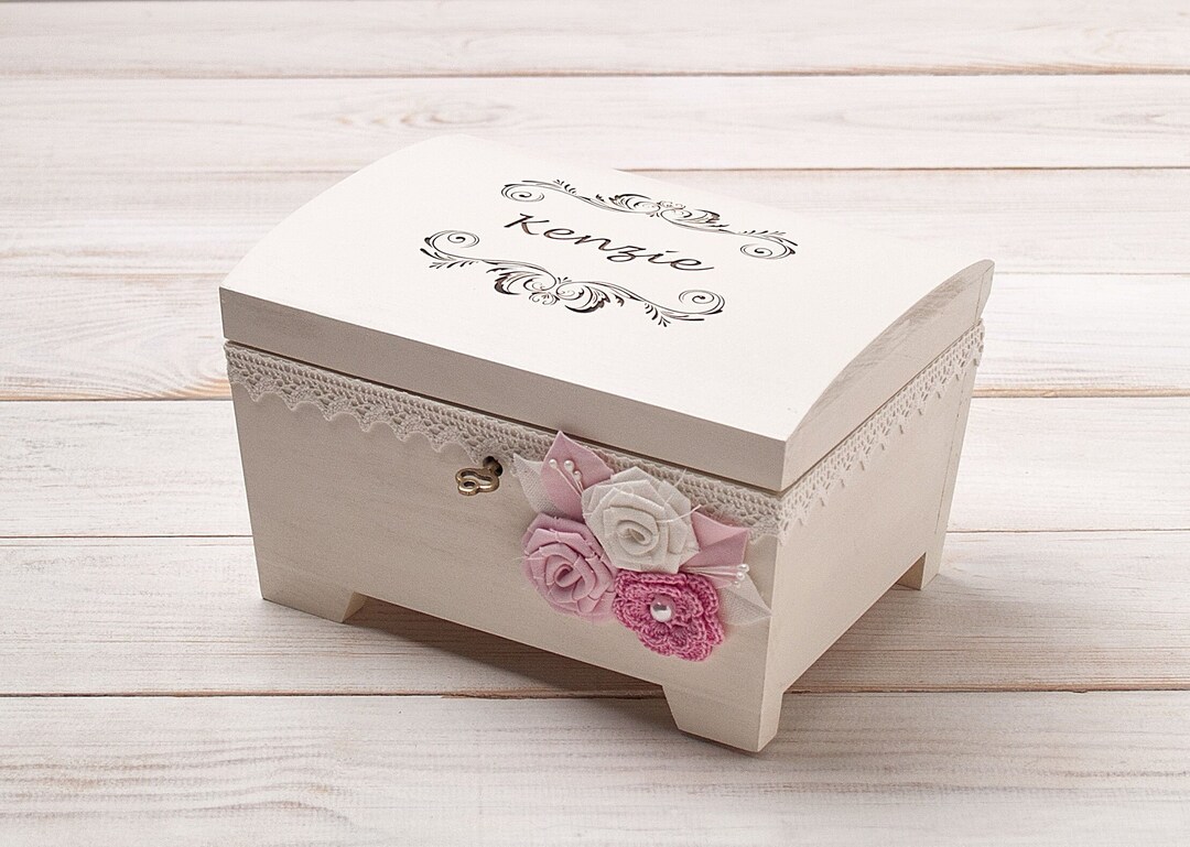 Jewelry Box for Girls Personalized New Baby Memory Box Little - Etsy