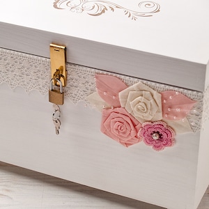 Baby Girl Keepsake Toy Box Large Personalized New Baby First Memory Box ...