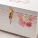 Baby Girl Keepsake Toy Box Large Personalized New Baby First Memory Box ...