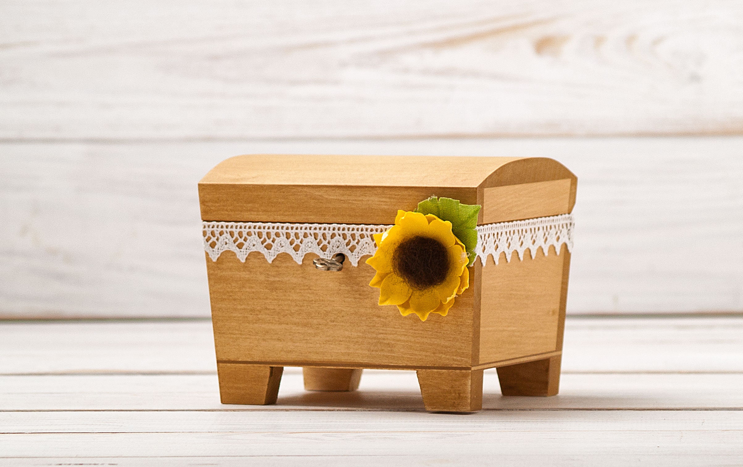 Personalized Jewelry Box for Girls with Key Baby Girl Memory | Etsy