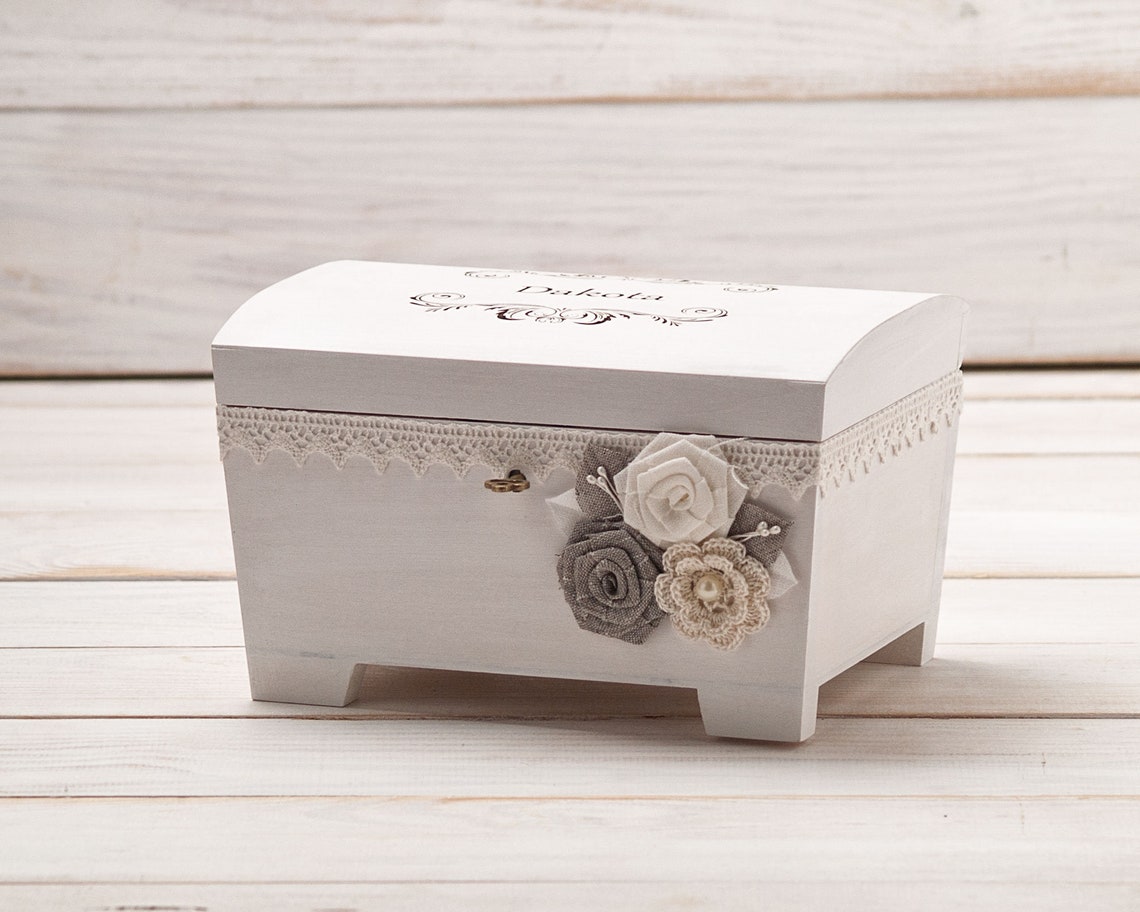 Personalized Jewelry Box for Baby Girls Engraved Wooden | Etsy