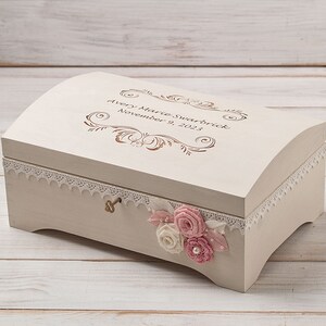 Jewelry Box for Girls, Personalized New Baby Memory Box Little Girls ...