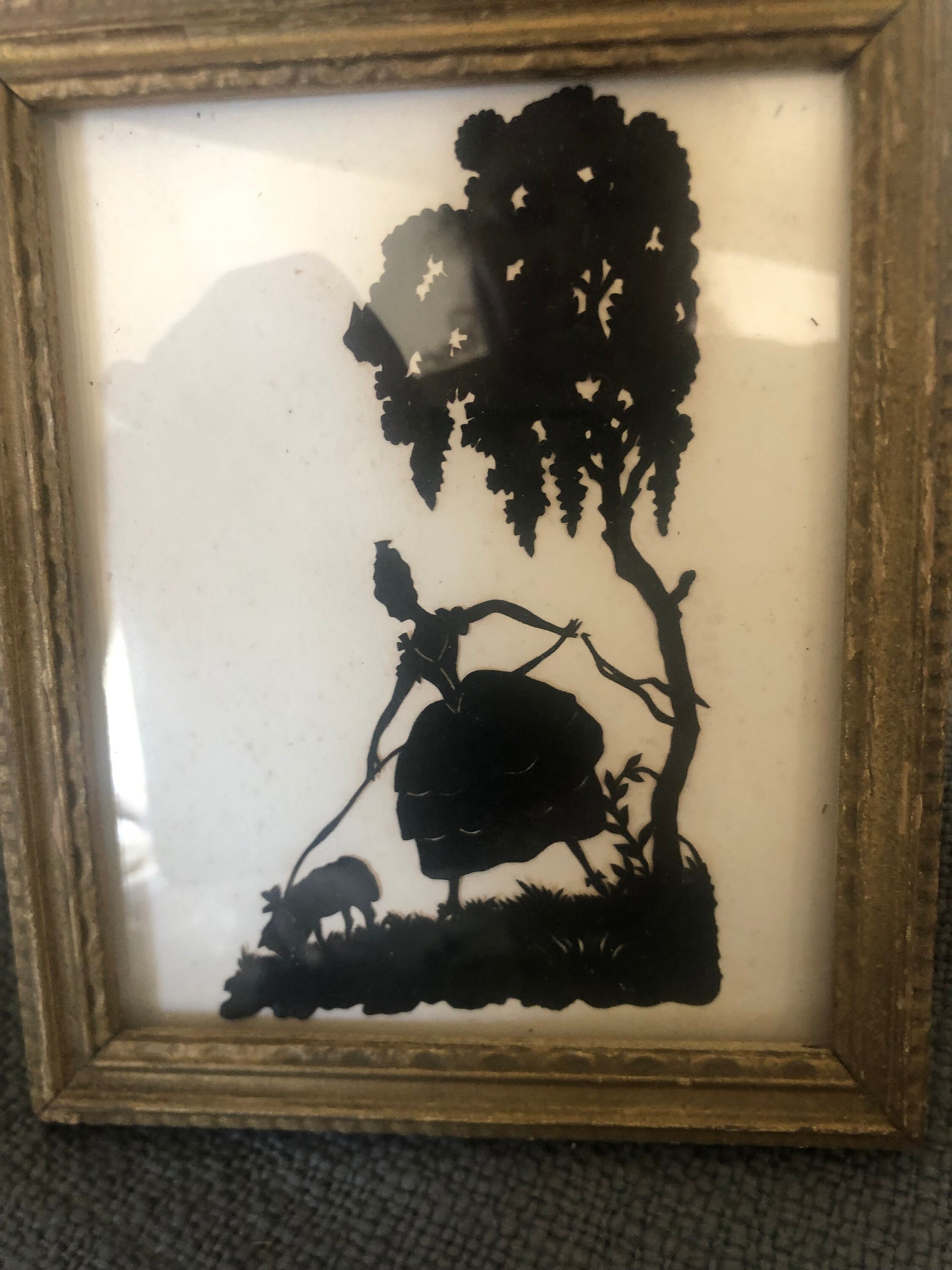 Cut Paper Colonial Silhouette - Etsy