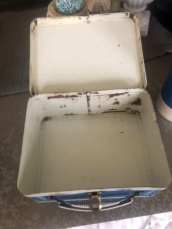 Patriotic Lunch Box And Thermos *Flag Lunchbox - Gem