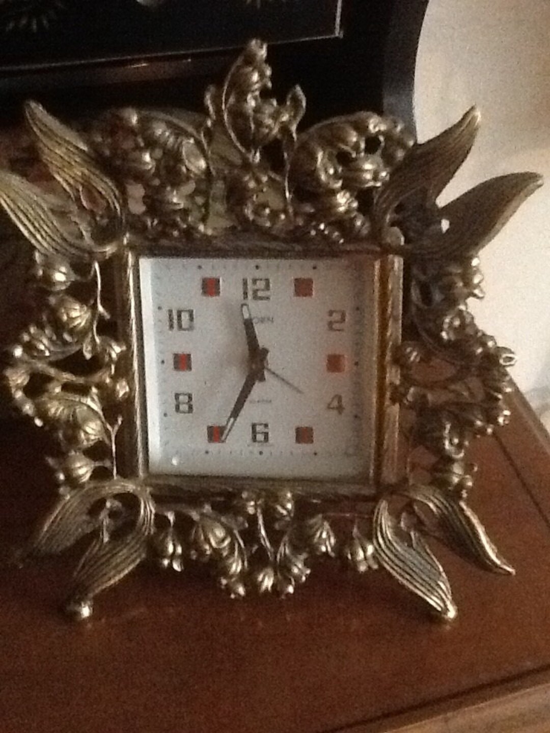Vintage Florn Tabletop Clock - Etsy