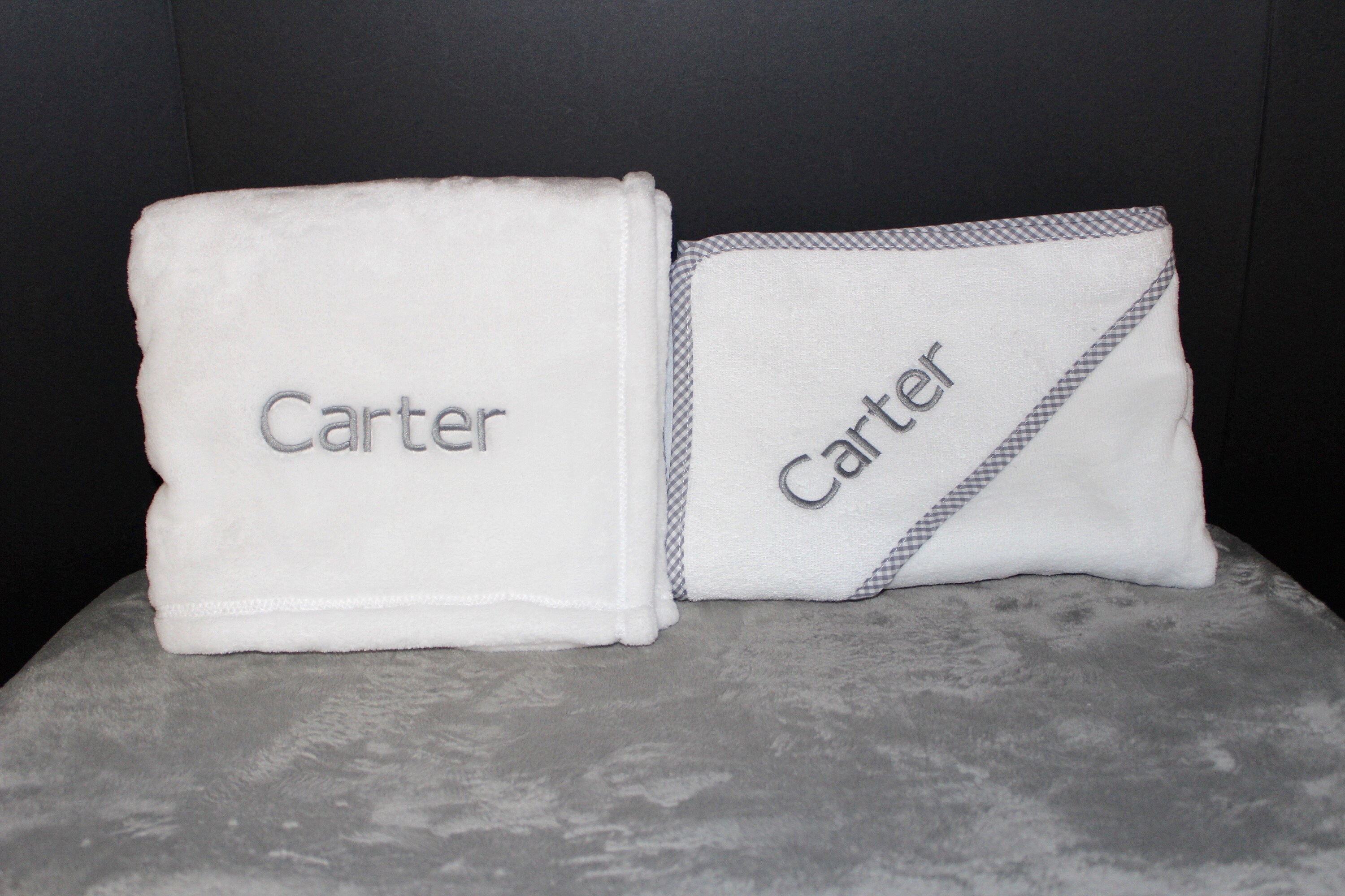 Personalized Plush Baby Receiving Blanket | Etsy