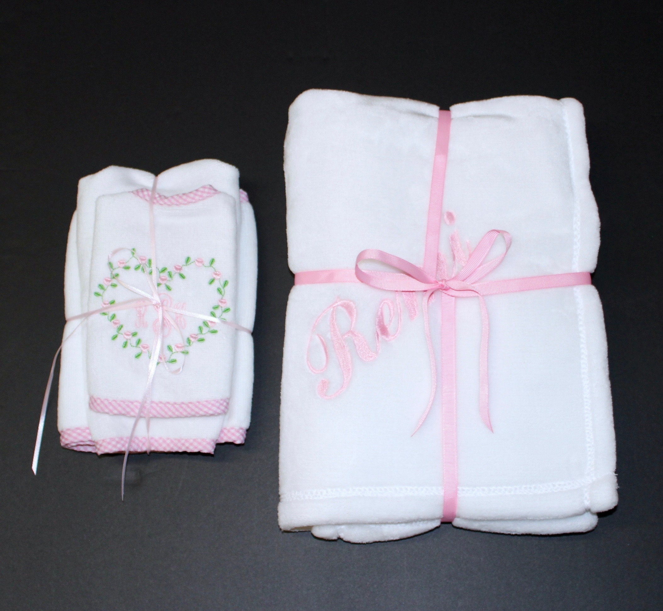 Personalized Plush Baby Receiving Blanket | Etsy