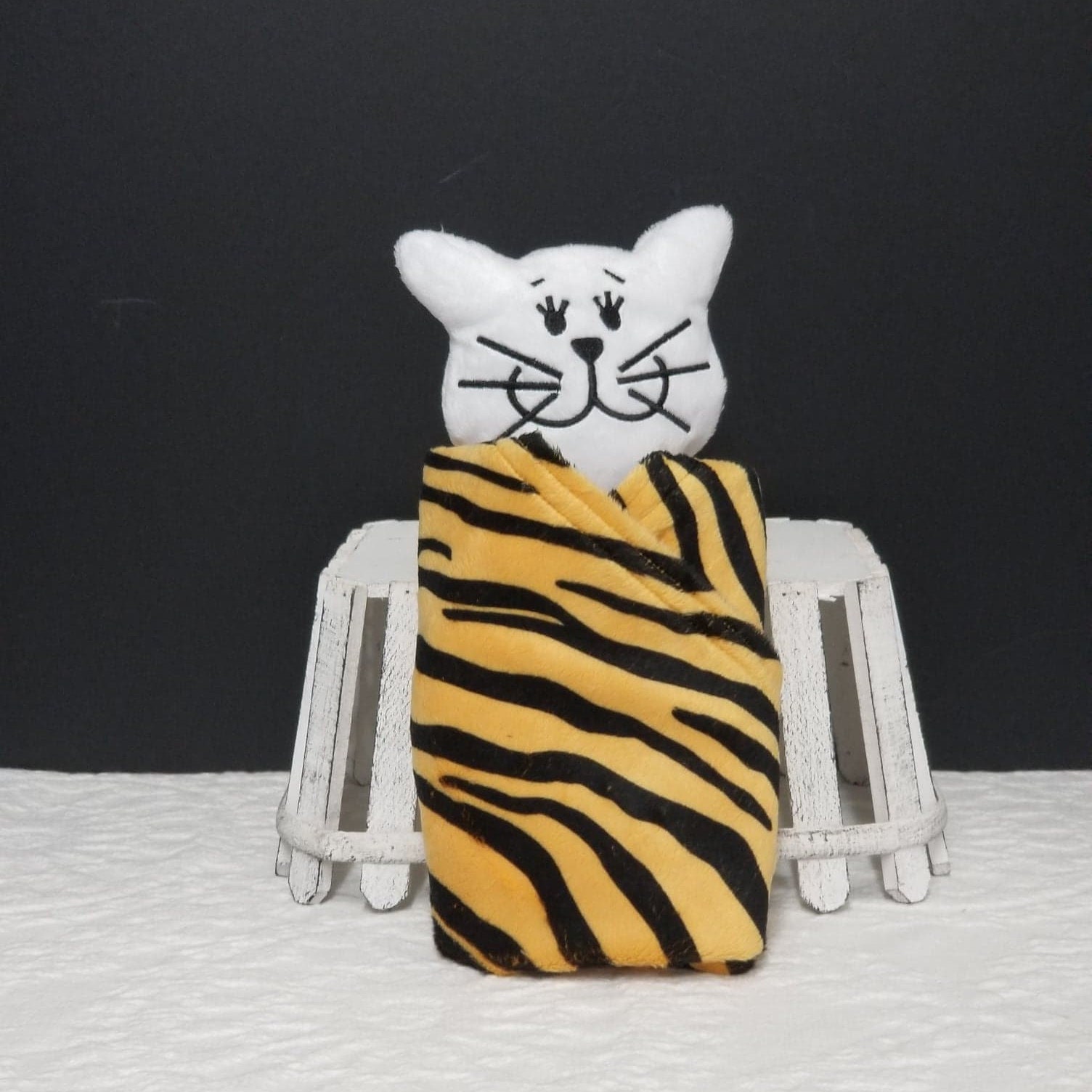 Personalized Tiger-striped Kitten Snuggle Pal Lovey for Baby | Etsy