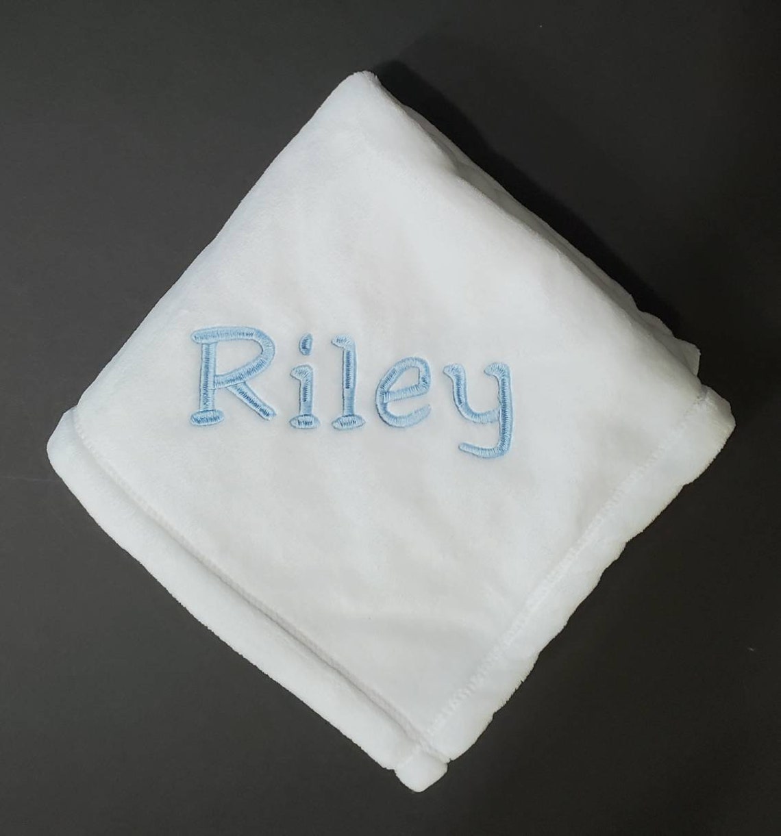 Personalized Plush Baby Receiving Blanket - Etsy