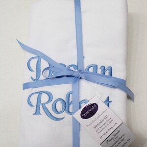 Personalized Cotton Flannel Receiving Blanket - Etsy