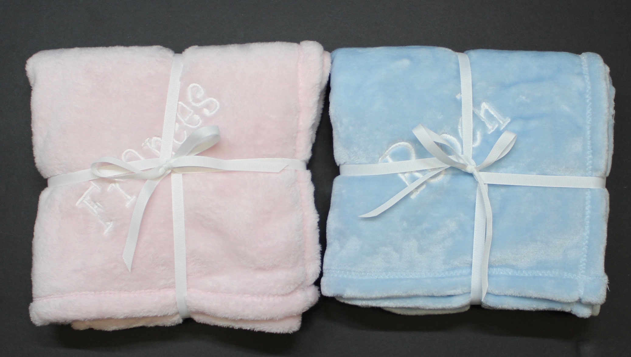 Personalized Plush Baby Receiving Blanket | Etsy