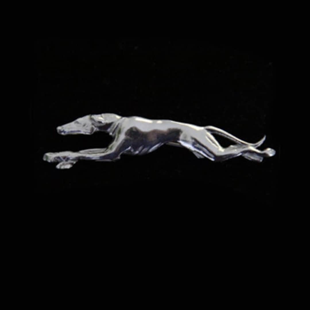 Greyhound Brooch - Running Whippet Galgo Lurcher Dog - Racing ...