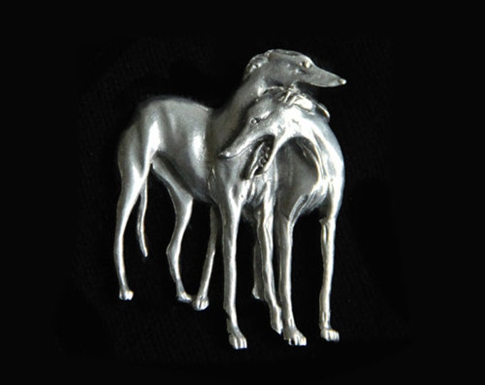 Greyhound Brooch - Etsy UK