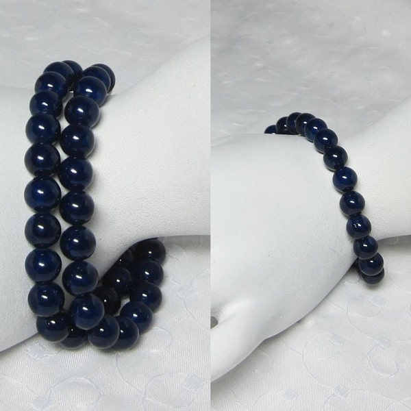 Navy Bracelet - Etsy