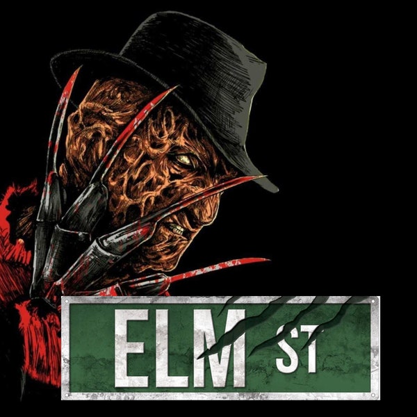 Nightmare on Elm Street Sign - Etsy