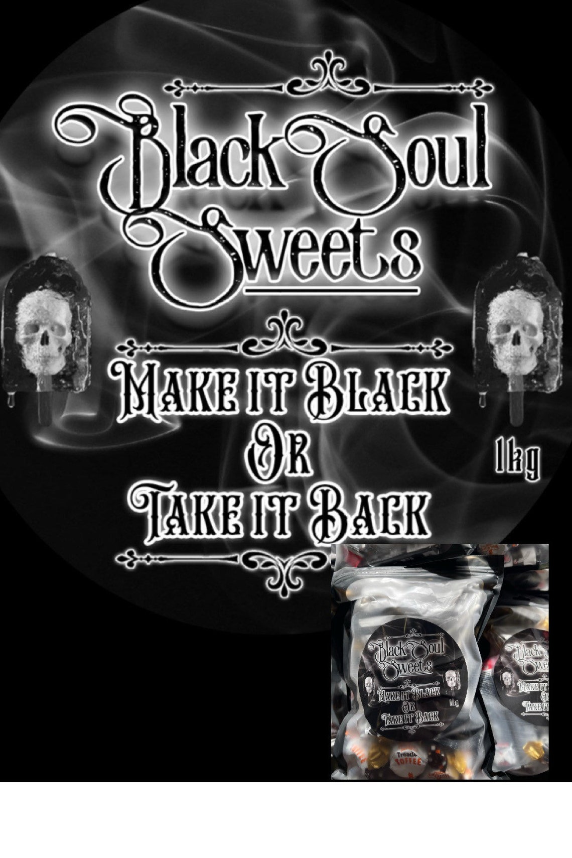 But Debbie... Pastels Large Gothic 1kg Vegan Treat Bag 4 - Etsy