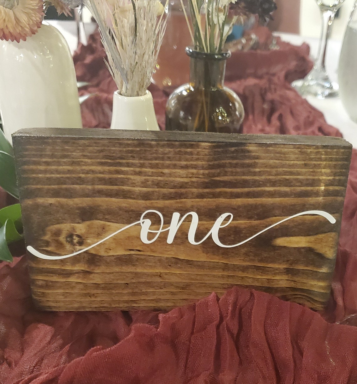Wooden Wedding Table Numbers/wedding Decor/table Numbers/rustic Wooden ...