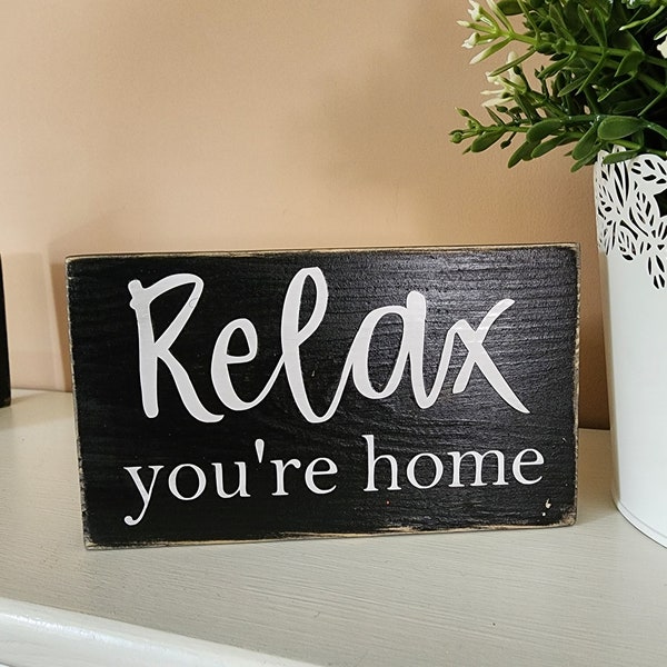 Lake Relax Sign - Etsy