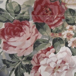 WINDOW VALANCE, Blouson Style, Cabbage Roses, 18"x88", Croscill ...