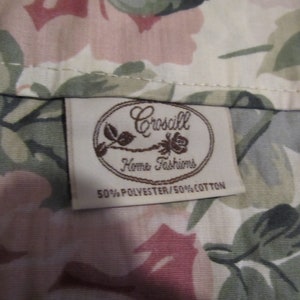 WINDOW VALANCE, Blouson Style, Cabbage Roses, 18"x88", Croscill ...