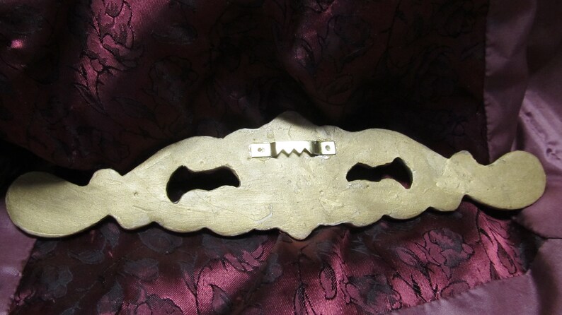 Gold Ornate Pediment With Pink Rosewall Decorplaster - Etsy