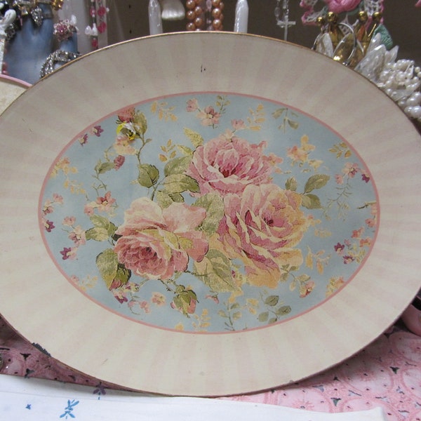 Shabby Chic Roses Decor - Etsy