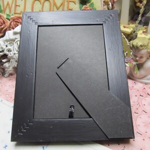 Black & White Ornate Photo Frame, 5x7 Photo, Hand Molded and Hand ...