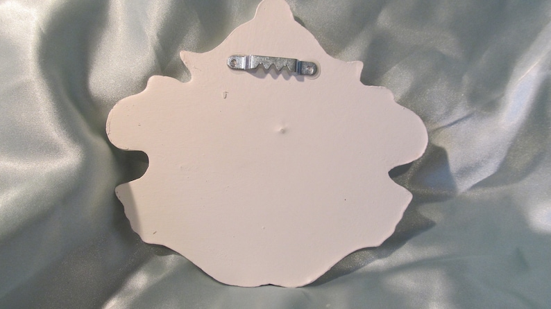 All White Cartouche WALL DECOR, Plaster Resin, Ornate Decor ...