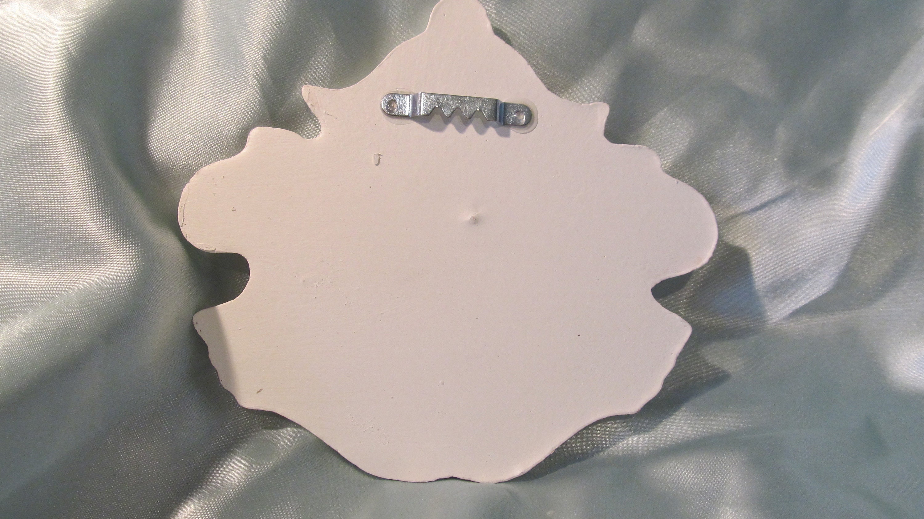 All White Cartouche WALL DECOR, Plaster Resin, Ornate Decor ...