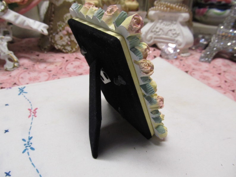 Small PHOTO FRAME Yellow Roses Handmade & Hand Painted - Etsy