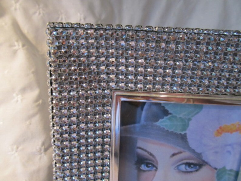 Clear Rhinestone Covered PHOTO FRAME 4x6 Photo | Etsy
