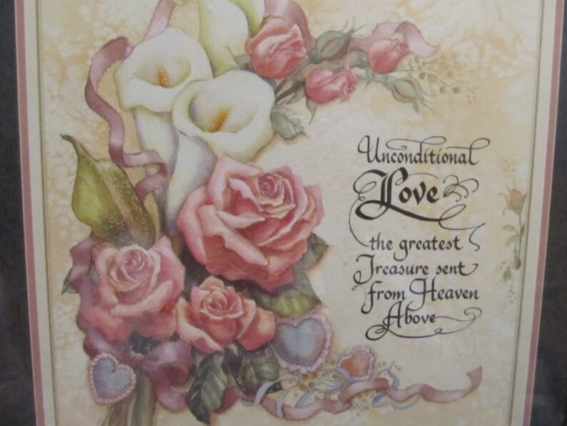 Unconditional Love Framed Wall Print WALL DECOR Ivory White - Etsy